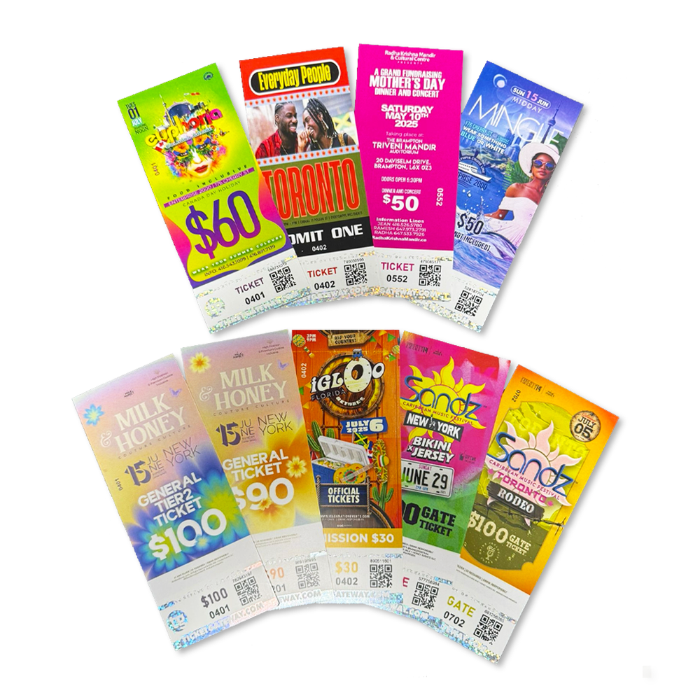 Premium Scannable Event Tickets – TG PrintShop